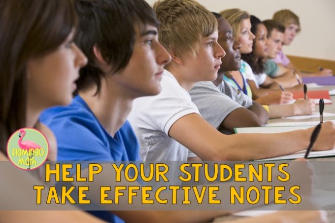 What Note-Taking Format Works Best for Your Students? - Flamingo Math ...