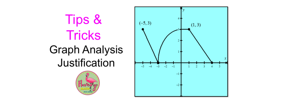Tips & Tricks for Graph Analysis Justification - Flamingo Math with ...