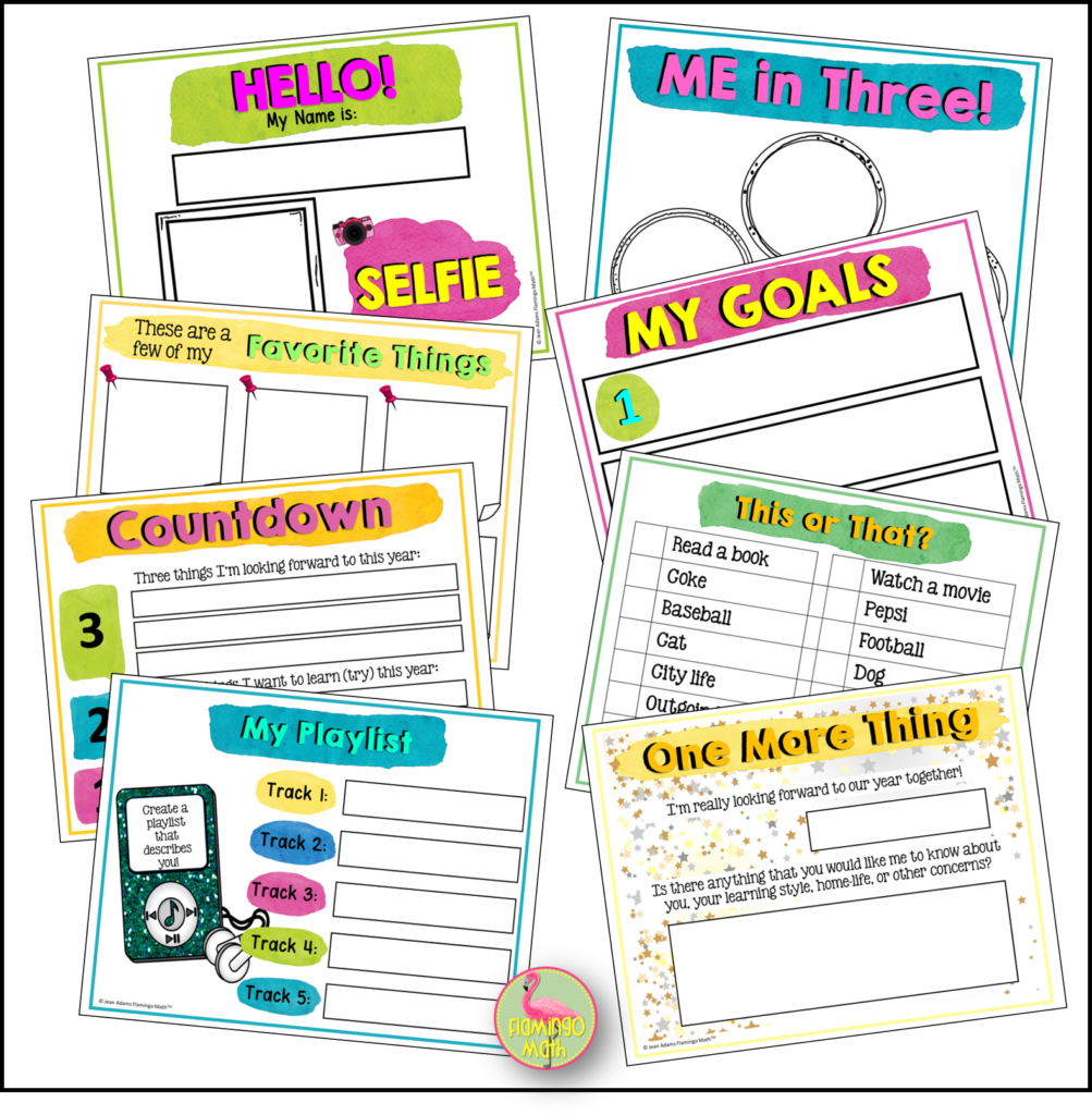 "About Me" Google Slides Digital Back to School Activity