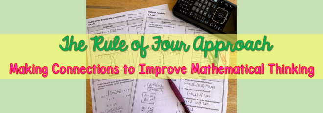 Learn How the Rule of Four Will Change Your Students' Thinking ...
