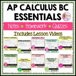 AP Calculus BC Essentials Bundle - Flamingo Math with Jean Adams
