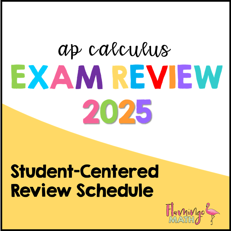 AP CALCULUS EXAM REVIEW TIME - Flamingo Math with Jean Adams