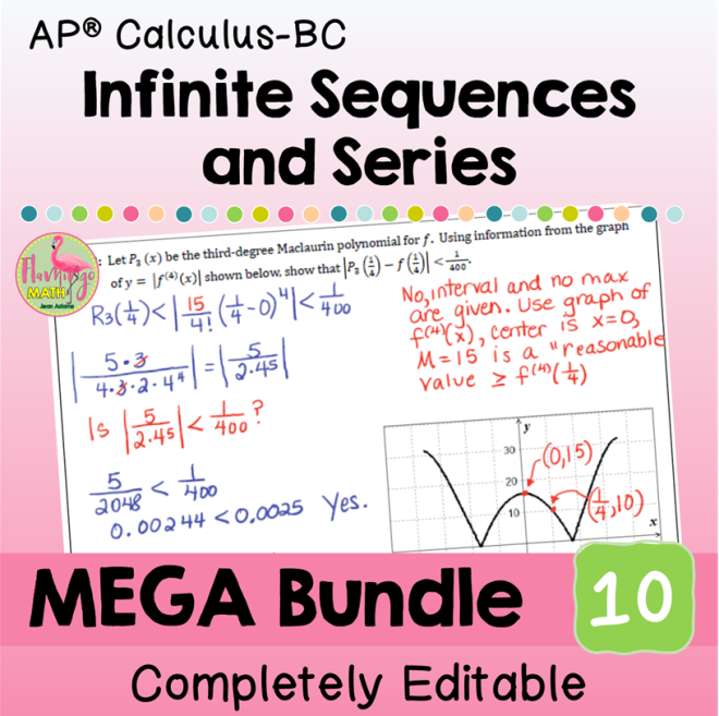 Infinite Sequences and Series MEGA Bundle (AP Calculus BC) - Flamingo ...